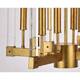 Gold Chandelier With Clear Acrylic Arm - On Sale - Bed Bath & Beyond ...