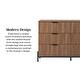 Middlebrook Designs Six Drawer Chest with Reeded Drawer Fronts - Bed ...