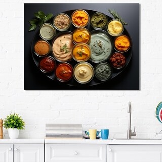 Designart "Spices Expressive Flavors I" Condiments Wall Art - Bed Bath ...