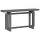Modern Entryway Console Table with Industrial-inspired Concrete Wood ...