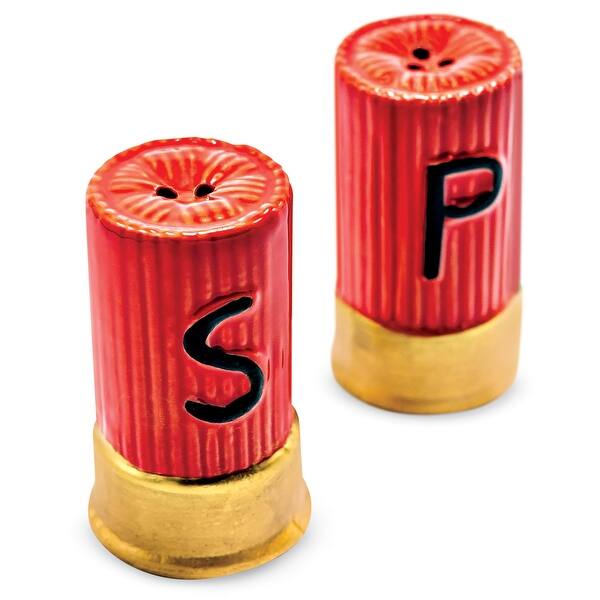 Shotgun Shells Novelty Salt & Pepper Shakers - 5.250 x 4.380 x 2.750 ...