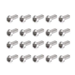 M6x16mm Torx Security Machine Screw,20pcs Pan Head Screw Inside Column ...