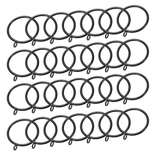 28 PCS Curtain Rod Rings with Eyelets - Bed Bath & Beyond - 40701852