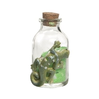2.3" Resin Sand And Lizard Glass Bottle - Bed Bath & Beyond - 40392318