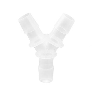 Aquarium Plastic Y-Shaped 3 Way Air Oxygen Tubing Connectors Valves ...