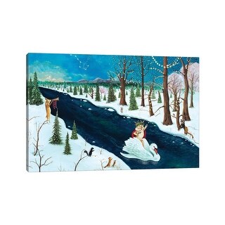 iCanvas "The Holly Bear Prince" by Jahna Vashti Canvas Print - Bed Bath ...
