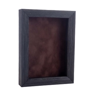 18x24 Shadow Box Frame Barnwood Black Wood | 1" Usable Display Depth ...