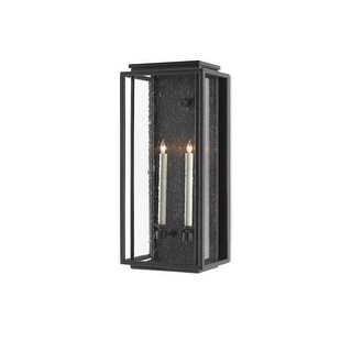 Currey & Company Wright Medium Outdoor Wall Sco - 27"h x 12"w x 8.5"d ...
