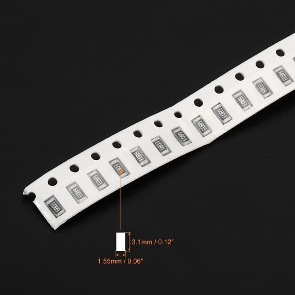 100 Pcs 1206 Chip Resistor 680K Ohm 1/4W Surface Mount Device Resistor ...