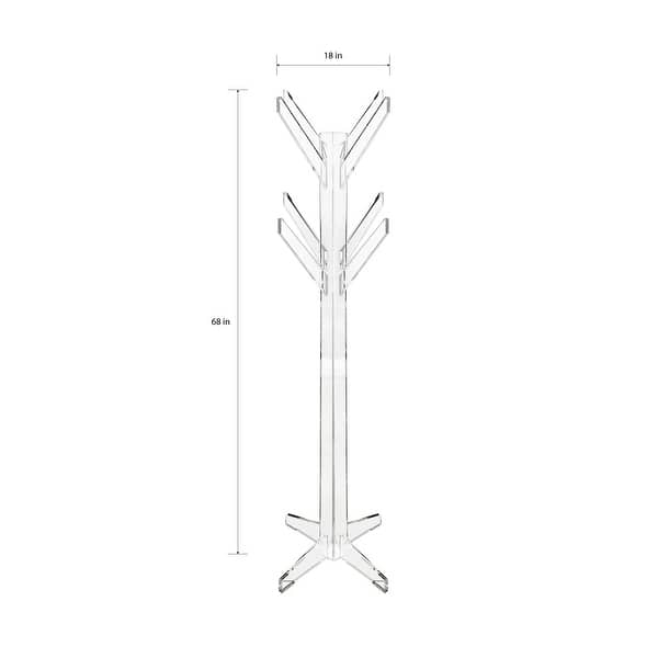 DesignStyles Acrylic Coat Rack - N/A - Bed Bath & Beyond - 39001876