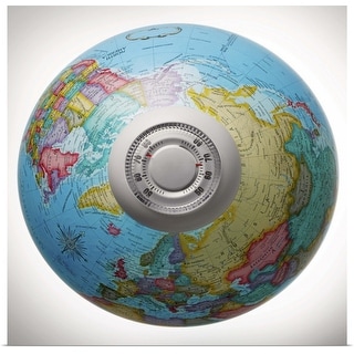 "Thermostat on World Globe" Poster Print - Multi - Bed Bath & Beyond ...