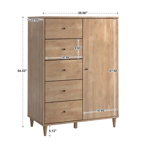 Mallorie Light Charcoal Grey Finish Armoire from iNSPIRE Q Modern - Bed ...