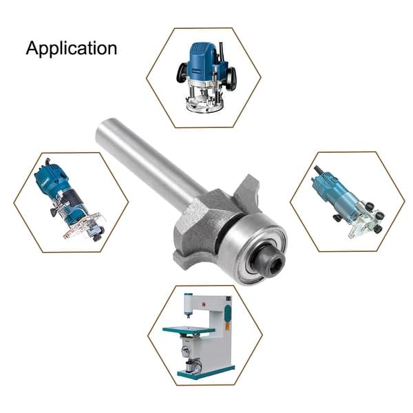 Router Bit 1/4 Shank 5/16 Inch Dia Round Corner Tungsten for Milling ...