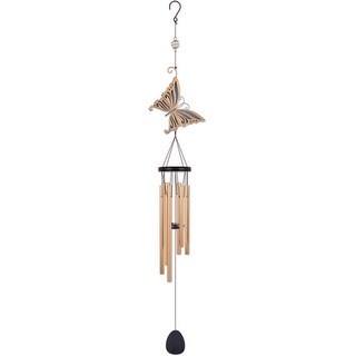 Gold Butterfly Wind Chimes - Bed Bath & Beyond - 40234831