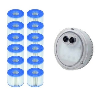 Intex PureSpa Light for Bubble Spa Hot Tub + S1 Replacement Cartridges ...