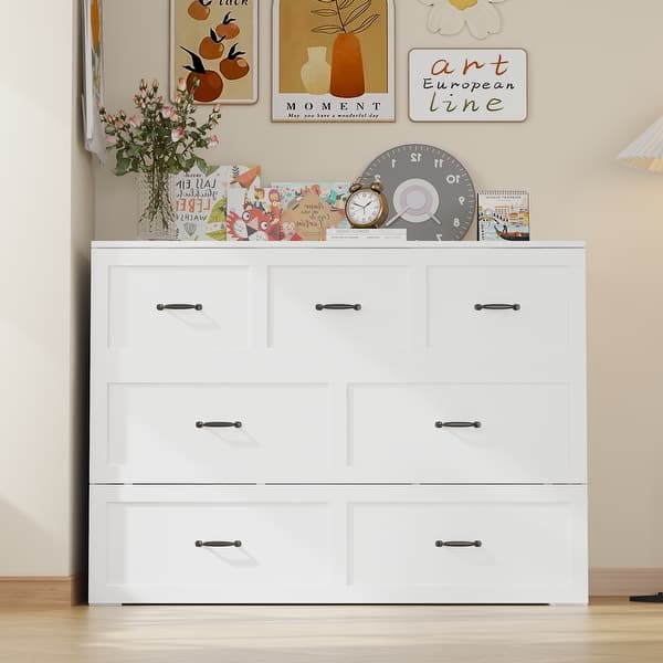 Full Size Bed Cabinet Dresser Bed w/ Drawer Convert into Cube Cabinet ...