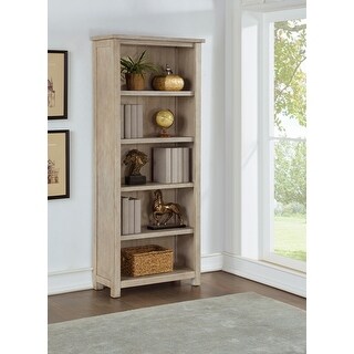 Rustic Open Wood Bookcase, Bookcase Shelves, Office Storage, Light ...