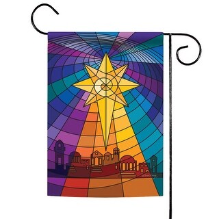 Yellow & Blue Star of Bethlehem Outdoor Mini Garden Flag 18"x12.5 ...