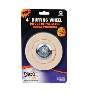 Dico 527-60-4M Mounted Buffing Wheel, 4" - Bed Bath & Beyond - 13463498