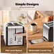 2 Slice Toaster Toast Bread Machine with Removable Crumb Tray - 10.40"L ...