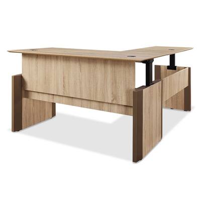 Carson Carrington Lunneberg L-shaped Adjustable Standing Desk ...