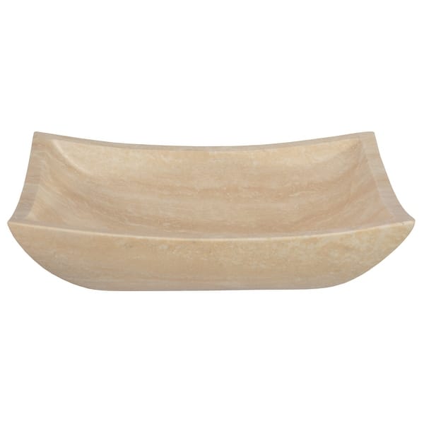 Eden Bath Deep Zen Sink - Beige Travertine - Bed Bath & Beyond - 23538506