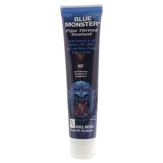 Mill Rose 76007 Blue Monster Pipe Thread Compound, Blue, 2 Oz - Bed ...