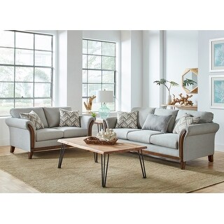 Maja Platinum 2-Piece Flared Arms Living Room Set - Bed Bath & Beyond ...