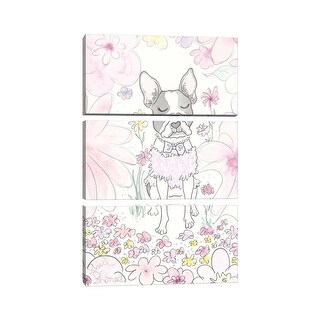 iCanvas "Clementine Pretty" by Shell Sherree 3-Piece Canvas Wall Art ...