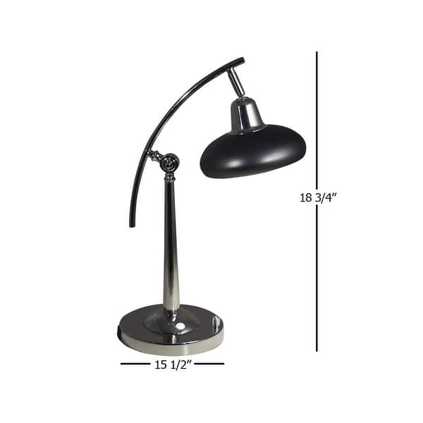 Springdale Lighting Pivot Desk Lamp, Polished Nickel Finish - On Sale ...