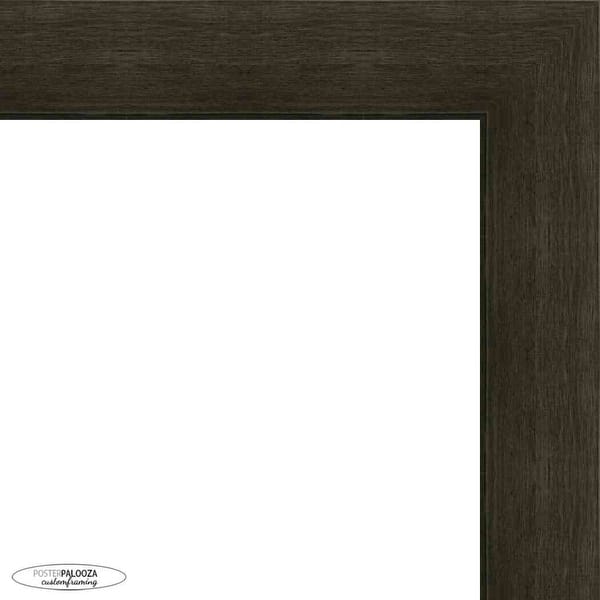 22x28 Traditional Black Complete Wood Picture Frame with UV Acrylic ...