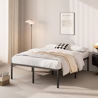 18" Tall King Size Bed Frame,Metal Platform King Bed Frames No Box ...