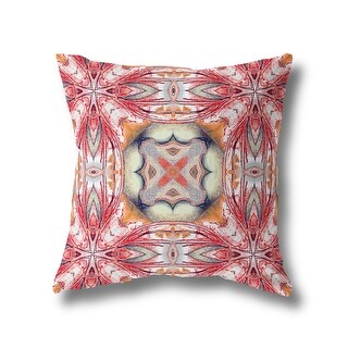 Pastel Floral Squares Indoor Outdoor Pillow - Bed Bath & Beyond - 33426323