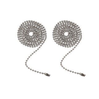 Aspen Creative 3 Feet Beaded Pull Chain with Connector in Brushed ...
