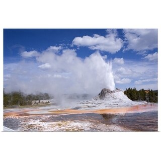 "Castle Geyser Erupting" Poster Print - Bed Bath & Beyond - 16883983