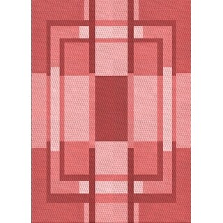 Ahgly Company Machine Washable Transitional Ruby Red Area Rugs - Bed ...