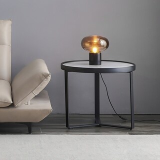 Entryway Table Round Coffee Table Metal Bracket Drum Tables Side Table ...