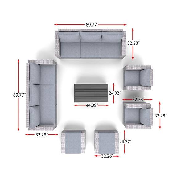 Avalon Bay 11-piece Deep Seating Set - Bed Bath & Beyond - 33750590