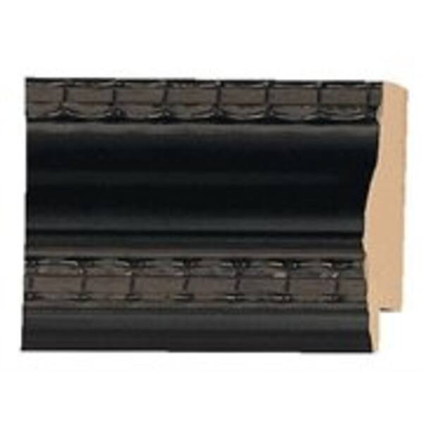 Picture Frame Moulding Wood 100Ft Bundle Traditional Black Finish 44928 ...