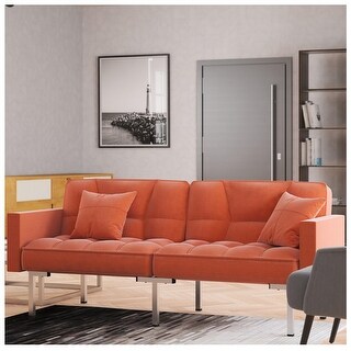 Adjustable Futon Pull Out Couch - Futon Sofa Bed 75 - Bed Bath & Beyond ...