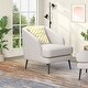 Grondin Mid-Century Modern Style Upholstered Accent Barrel Chair with ...
