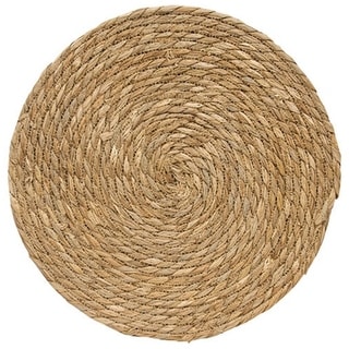 Natural Straw Round Mat - 14 x 14 x 0.25 in - Bed Bath & Beyond - 39300059