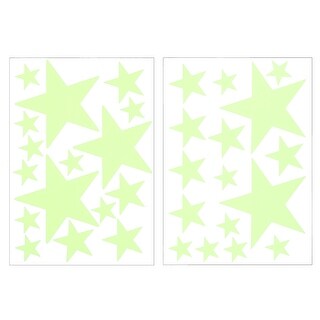 27Pcs Glow Stars, Glow in the Dark Ceiling Stickers, Adhesive Stars ...