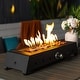 28" Propane Gas Fire Pits, 40000 BTU Rectangular Steel Fire Pit for ...