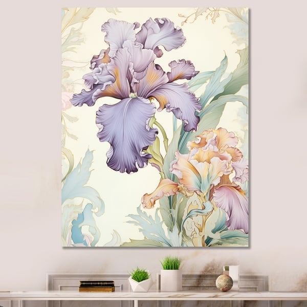 iris flower print