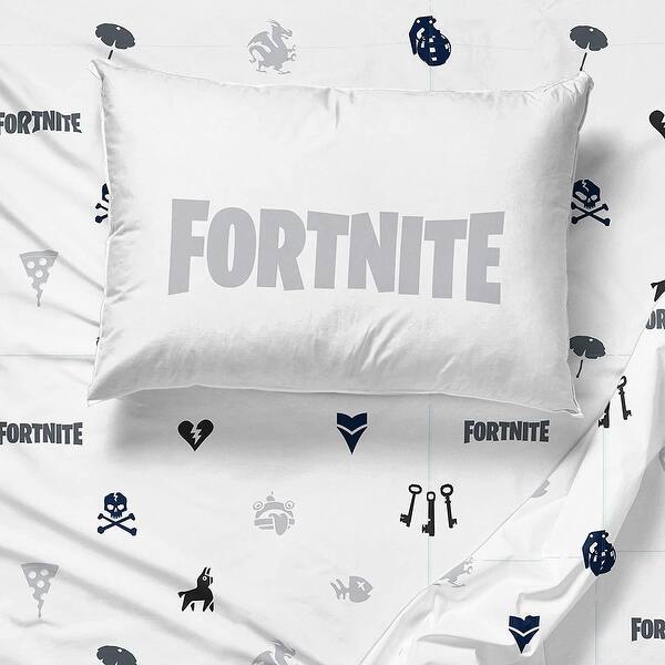 Fortnite Neon Stripe Kids 100% Microfiber Sheet Set - Bed Bath & Beyond ...