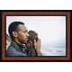 Panoramic Simple Brown Picture Frame - UV Acrylic, Foam Board Backing ...