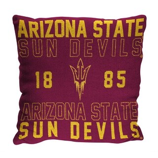 NCAA Arizona State Sun Devils Stacked 20 Inch Pillow - Bed Bath ...