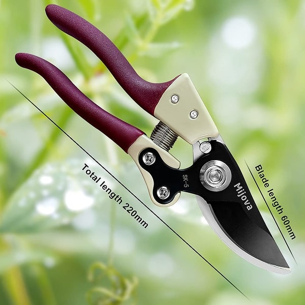 Garden shears, SK5 stainless steel plant shears, sharp garden shears ...