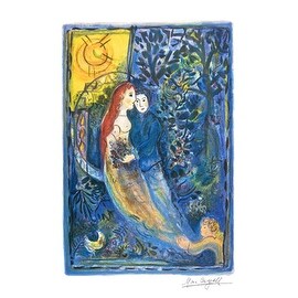 ''Wedding'' by Marc Chagall Romantic Art Print (24 x 18 in.) - Bed Bath ...